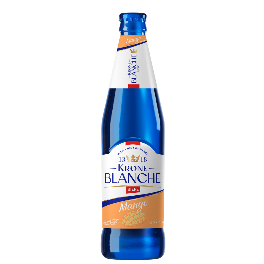 Купить Krone Blanche Biere Mango Бутылка 0,45